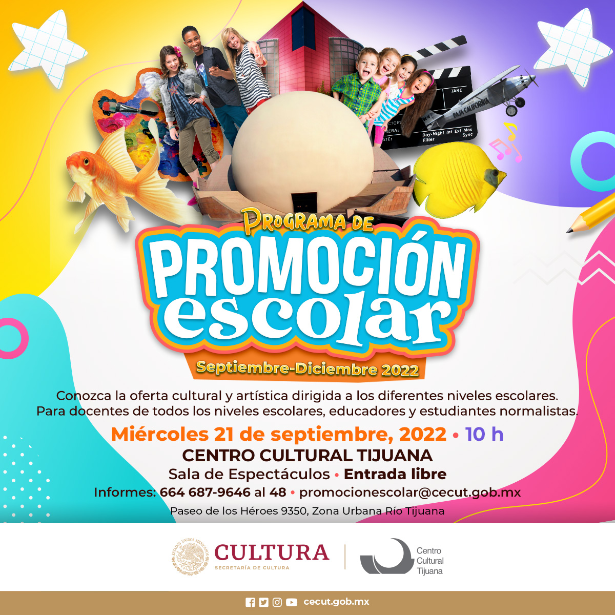 Presentará CECUT su Programa de Promoción Escolar - El Portavoz